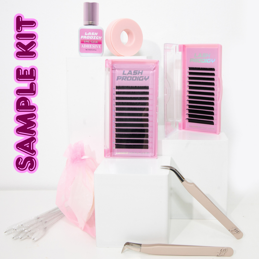 Sample Lash Kit for Training, Practice & Lash Lift Perfection Tools